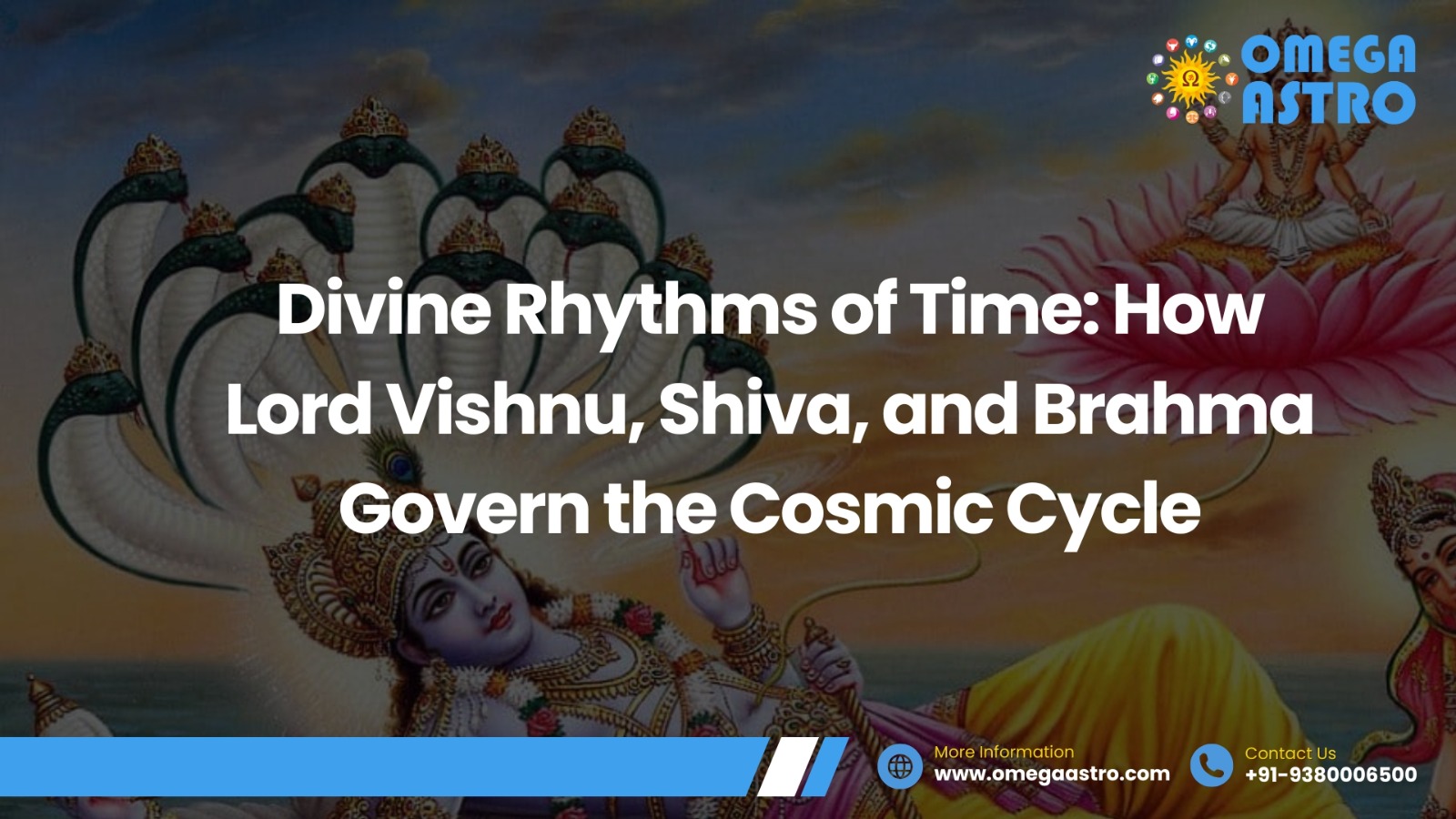 Divine Rhythms of Time: How Lord Vishnu, Shiva, and Brahma